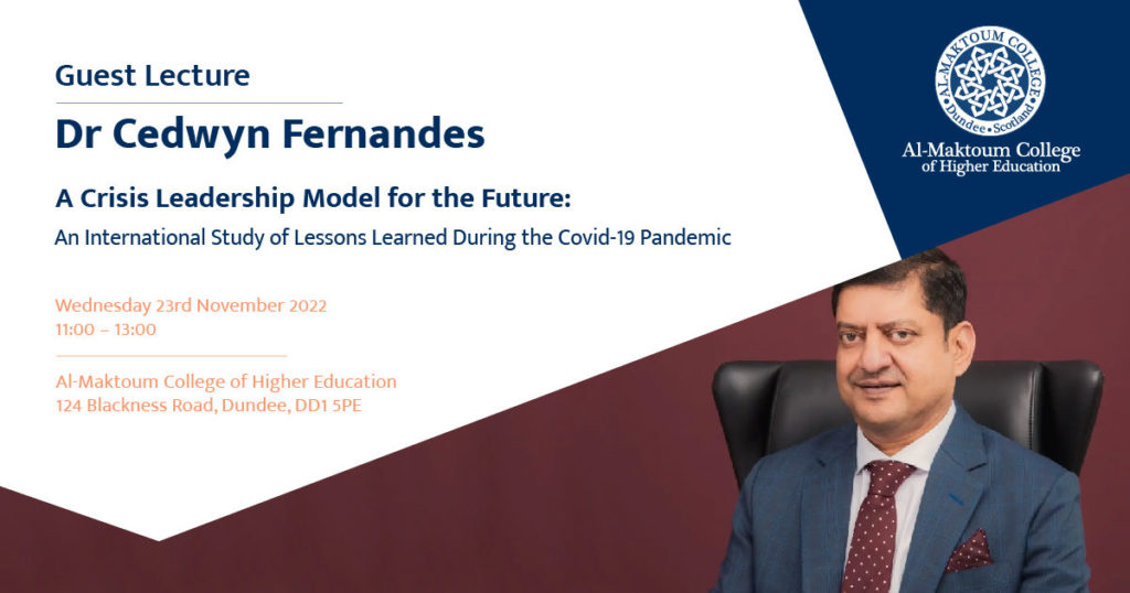 Guest Lecture: Dr Cedwyn Fernandes - Al-Maktoum College